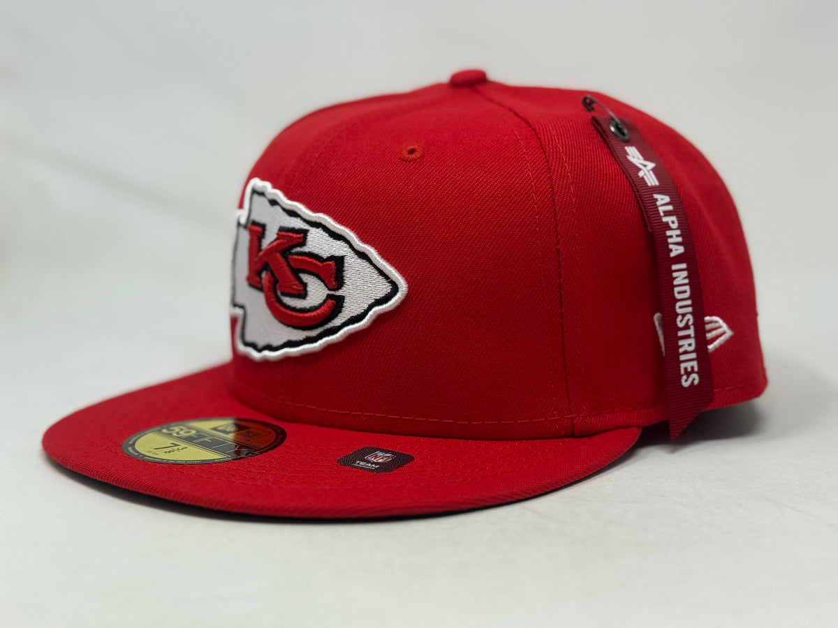 Kansas City Chiefs New Era x Alpha Industries Red Alpha 59FIFTY Fitted