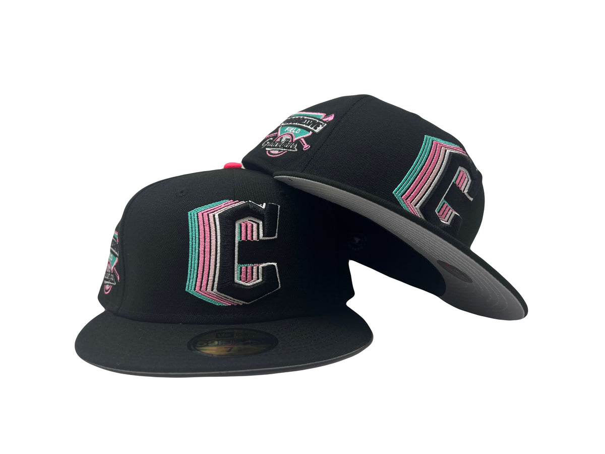 Black Cleveland Guardians Progressive Field New Era Fitted Hat – Sports ...