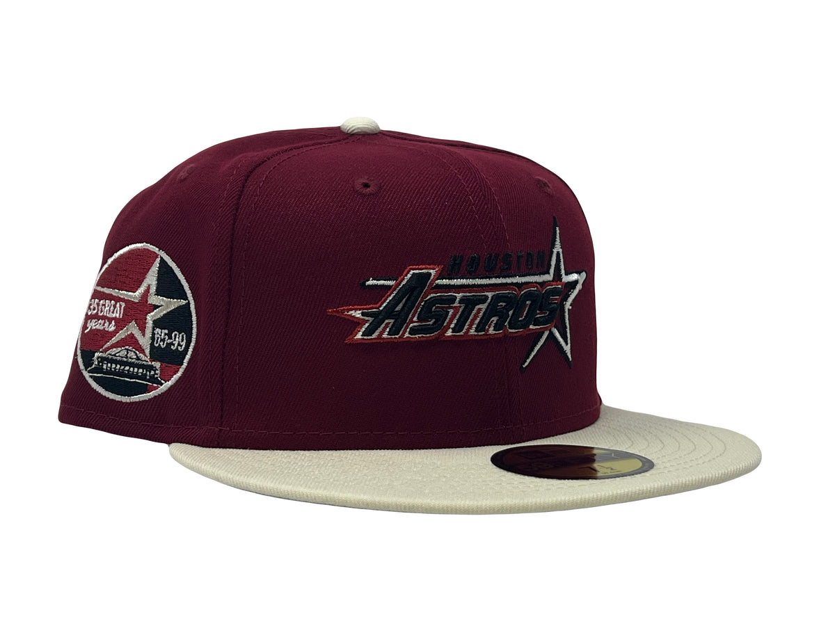 Brick Red Houston Astros 35th Anniversary 5950 New Era Fitted Hat ...