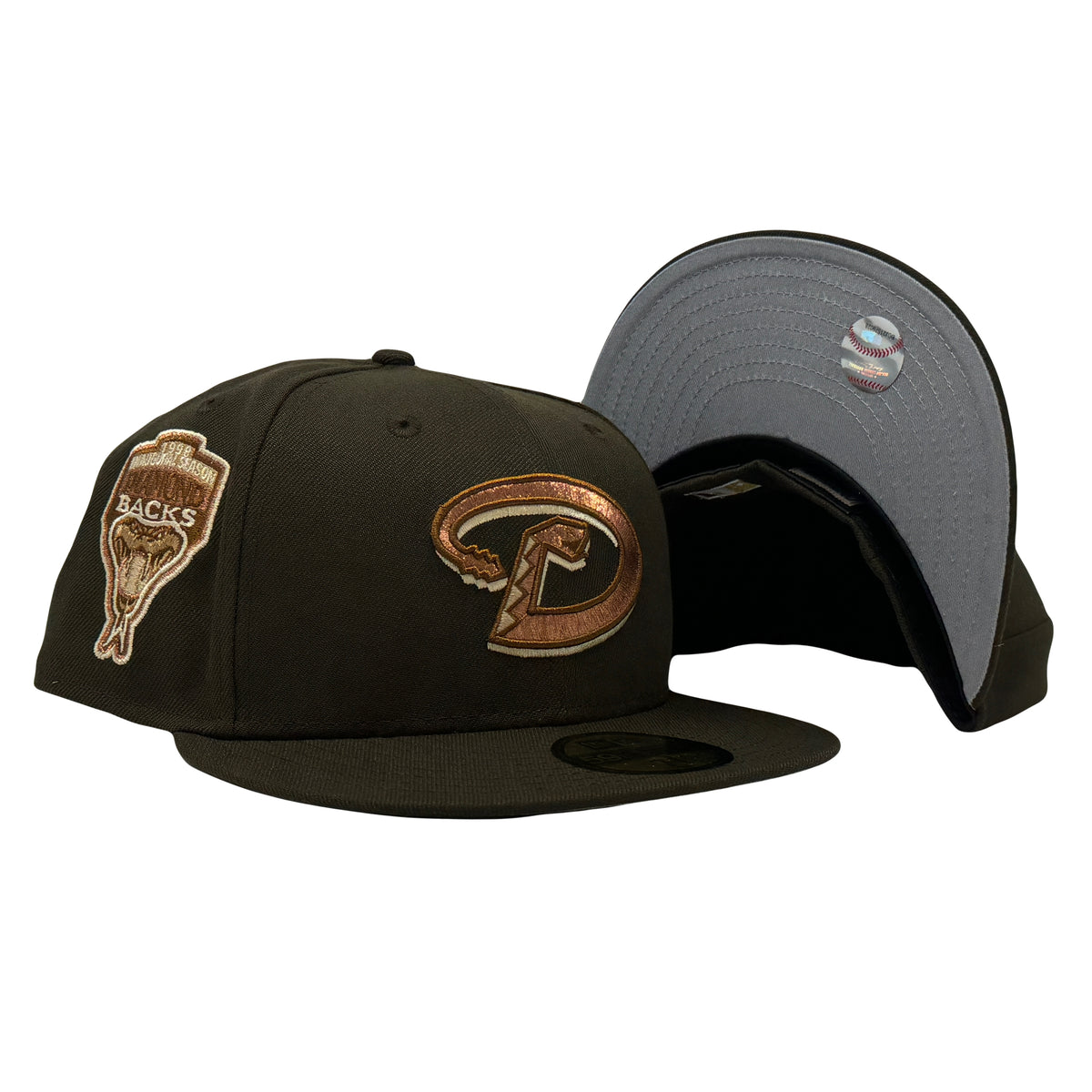 Arizona Diamondbacks 1998 Inaugural Season Walnut 59Fifty New Era Fitt