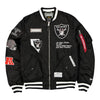 Las Vegas Raiders New Era x Alpha Industries Black MA-1 Full-Zip Bombe ...