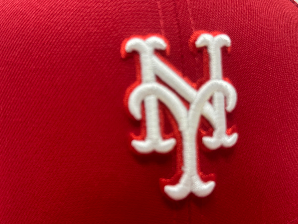 Red New York Mets Dept. Of Sanitation Fitted Hat - Sports World