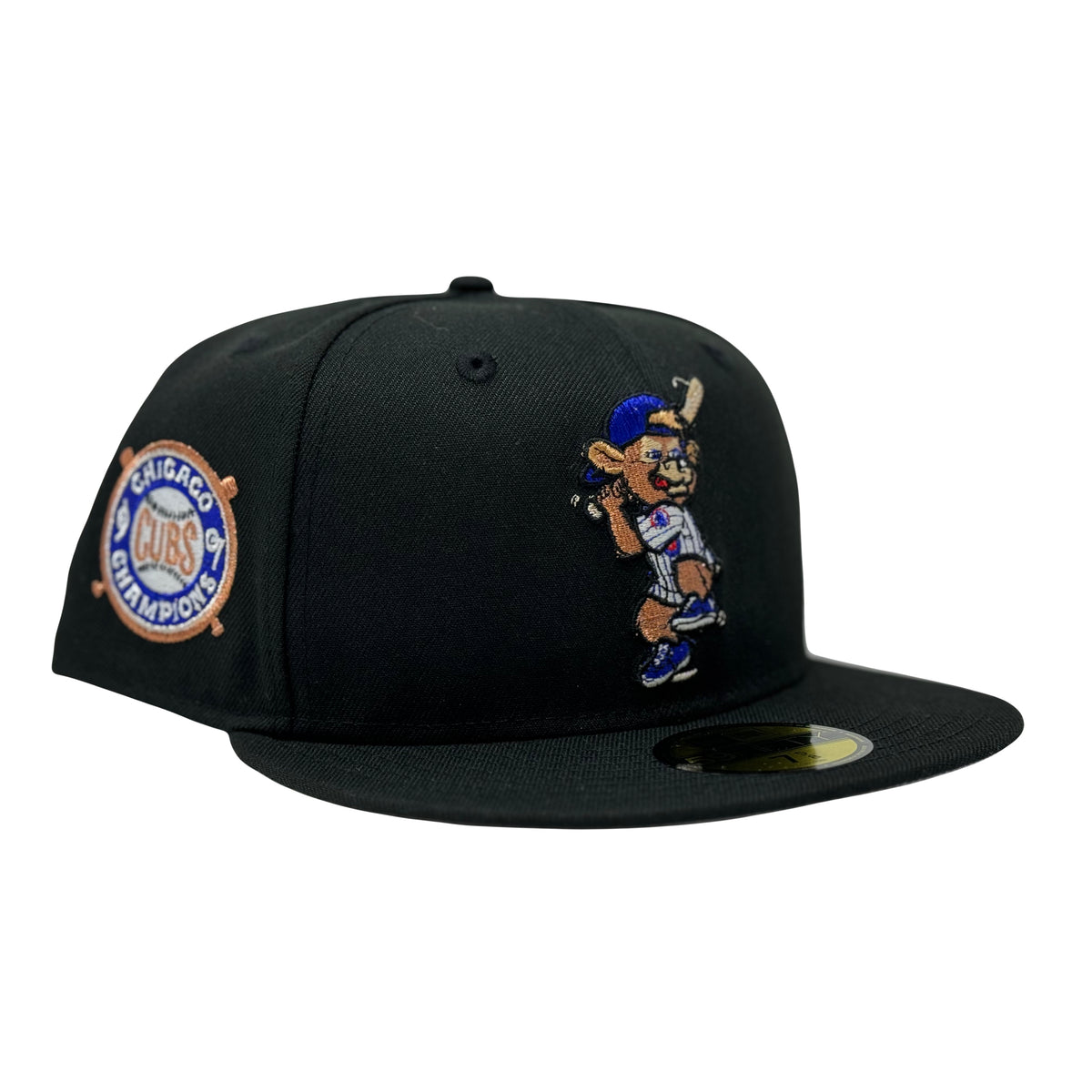 Chicago Cubs 1907 World Series Champions Mascot logo Fitted