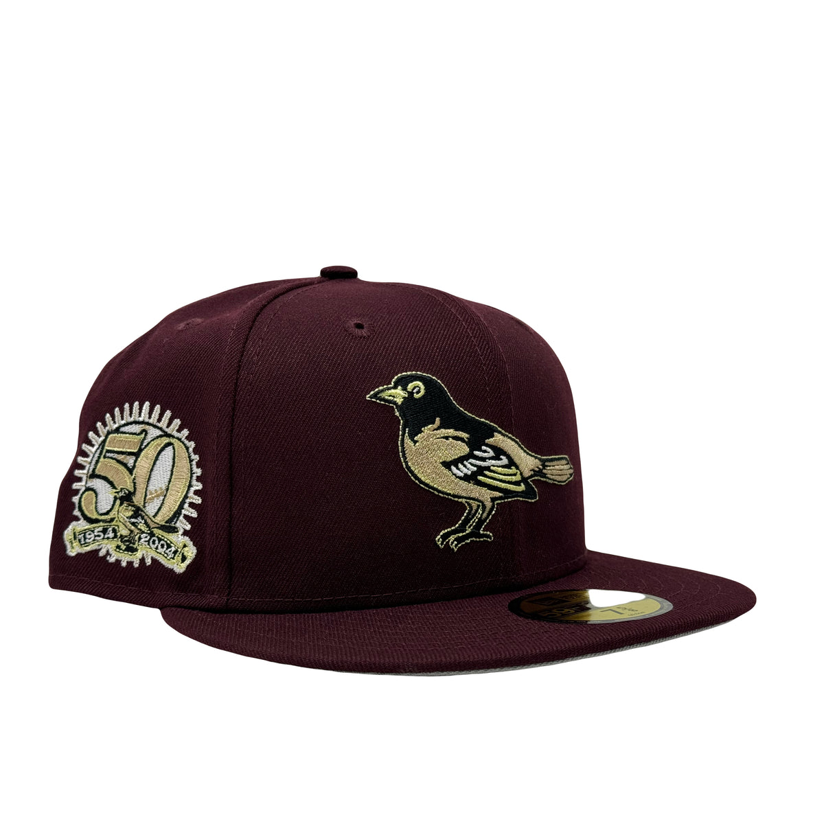 Baltimore Orioles 50th Anniversary Maroon 59Fifty New Era Fitted Hat