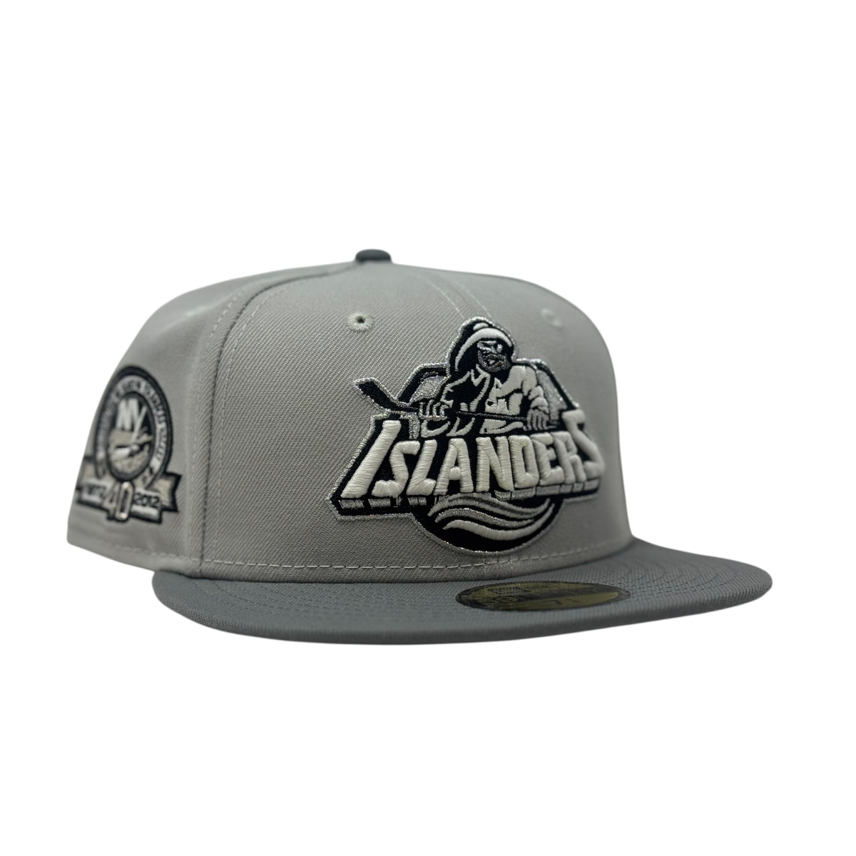 Gray New York Islanders 40th Anniversary Fitted Hats – Sports World NY
