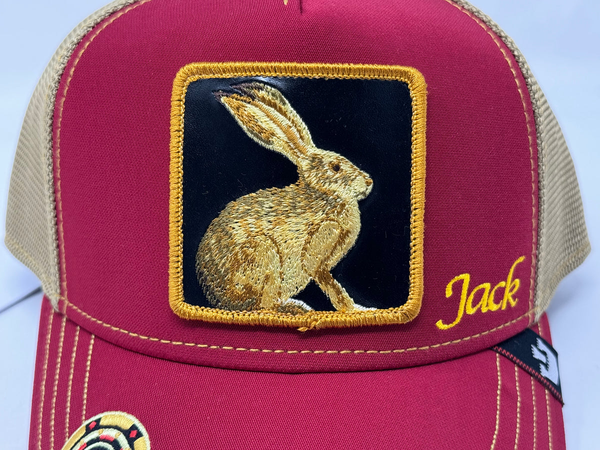 Goorin Bros. Rabbit Jack Jacked Casino The Farm Red Trucker Hat