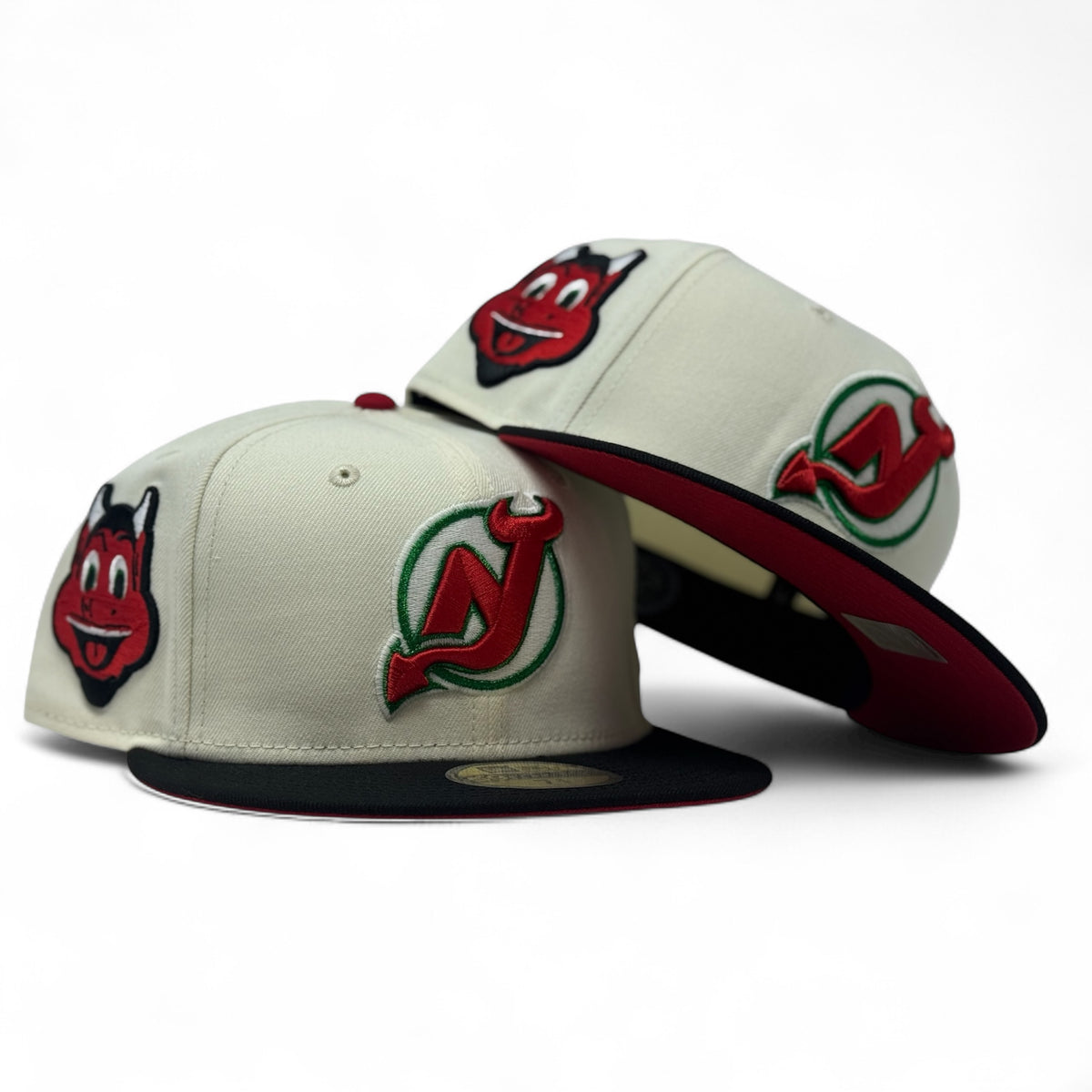 New Jersey Devils Mascot New Era Fitted Hats - Sports World 165