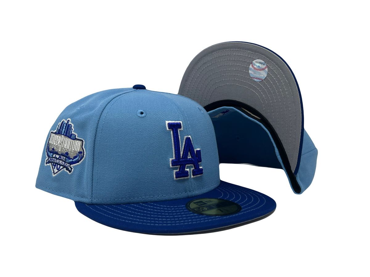 LA Dodgers 40th Anniversary Visor Stitch New Era Fitted Hat