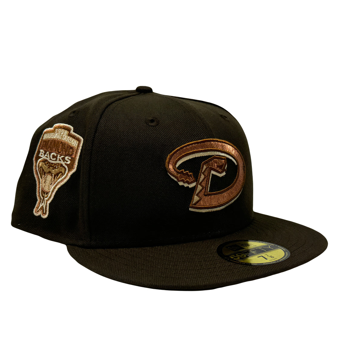 Arizona Diamondbacks 1998 Inaugural Season Walnut 59Fifty New Era Fitt ...