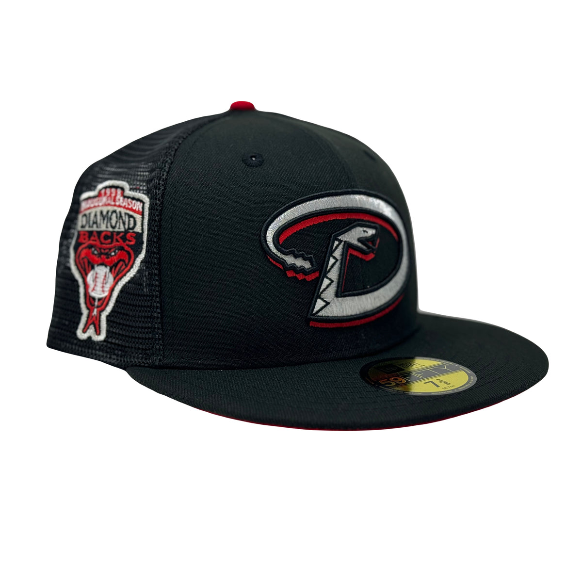 Arizona Diamondbacks 1998 Inaugural Season Black Trucker Fitted