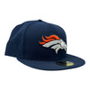 Denver Broncos NFL Collection 59Fifty New Era Fitted Hat-Navy