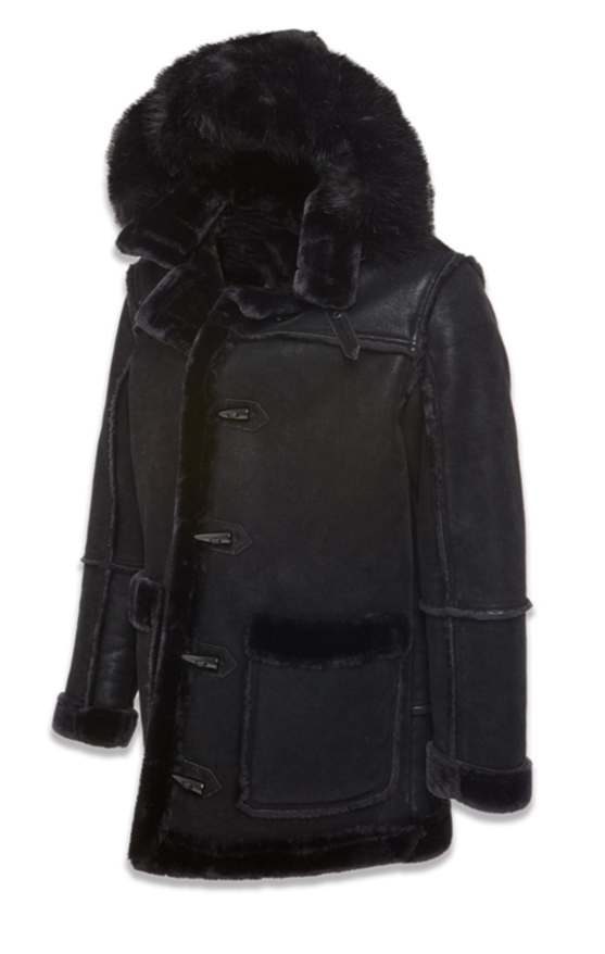 Jordan Craig Denali Shearling Jacket Black – Sports World NY
