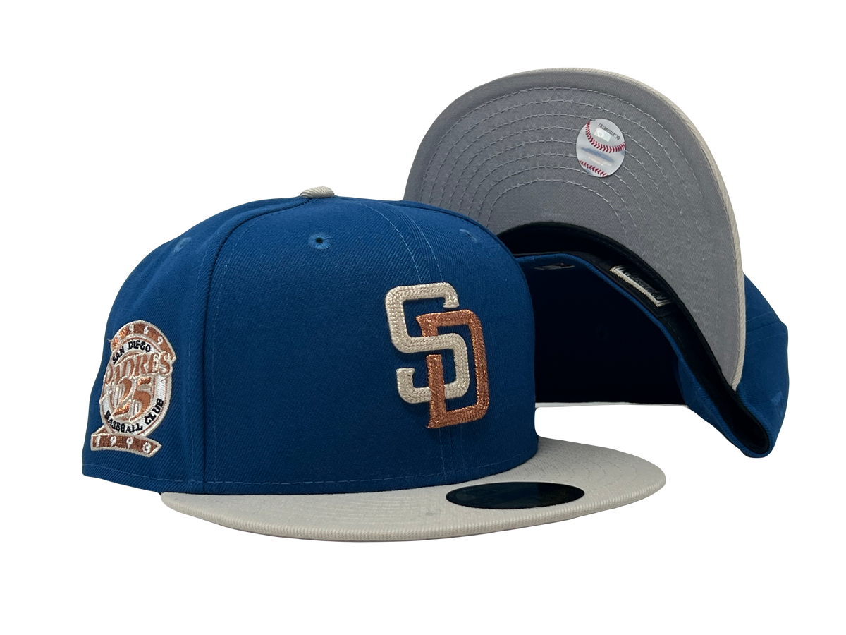 San Diego Padres 25th Anniversary Chain-Link Logo New Era Fitted Hat