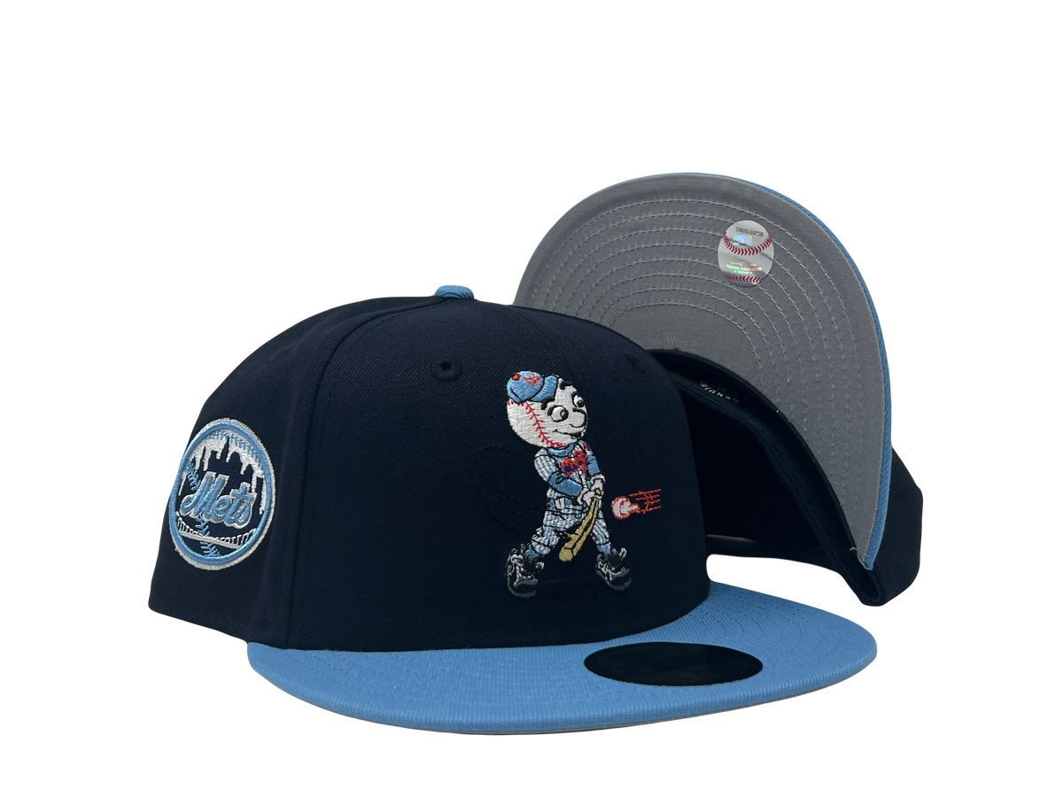 New York Mets Swinging Mr. Mets Man New Era Fitted Hat – Sports World NY