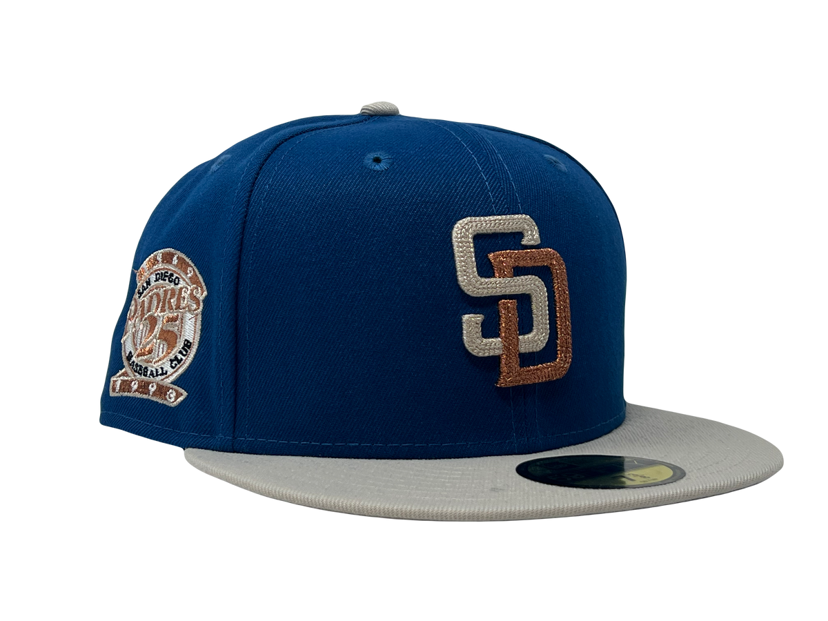 San Diego Padres 25th Anniversary Chain-Link Logo New Era Fitted Hat