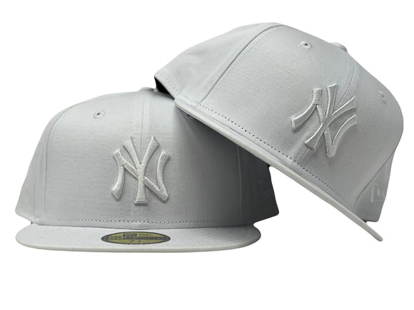 NEW YORK YANKEES ALL WHITE NEW ERA FITTED HAT – Sports World 165