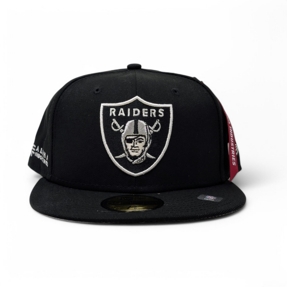 Black Las Vegas Raiders Alpha Industries 59Fifty Fitted Hats