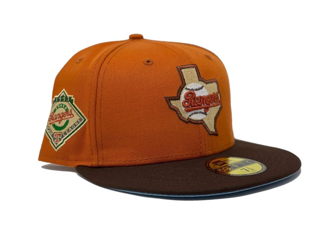 TEXAS RANGERS 1993 ARLINGTON STADIUM "SUNSET DRIP COLLECTION" ICY BRIM ...
