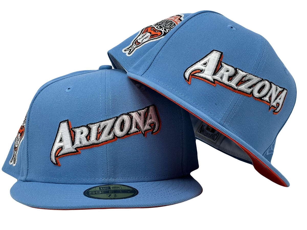 Arizona Diamondbacks 1998 "Sky Blue Pack" Orange Brim New Era Fitted H