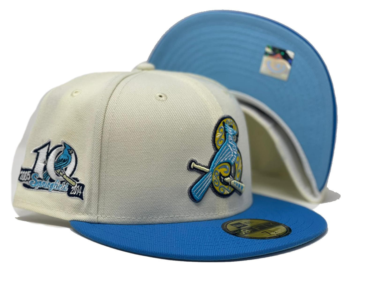 SPRINGFIELD CARDINALS 10TH ANNIVERSARY "ICE LEMONADE" BRIGHT BLUE BRIM ...