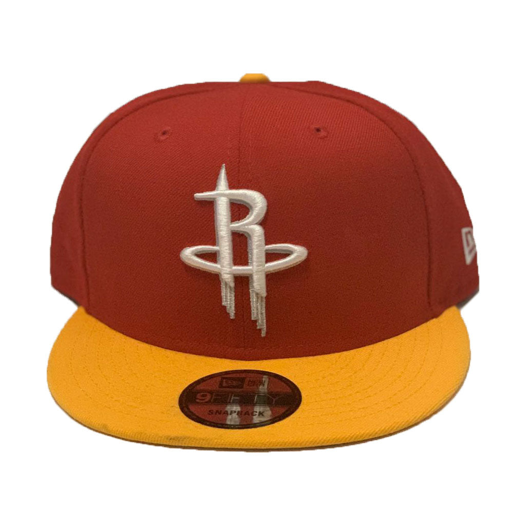 Houston Rockets Red Yellow New Era Snapback Hat – Sports World NY