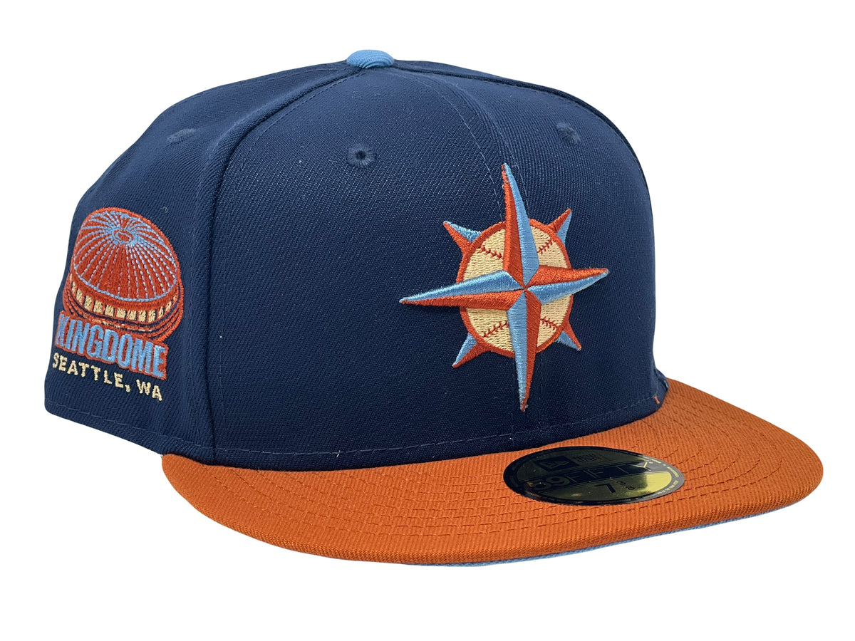 Seattle Mariners Kingdome Stadium Icy Brim New Era Fitted Hats