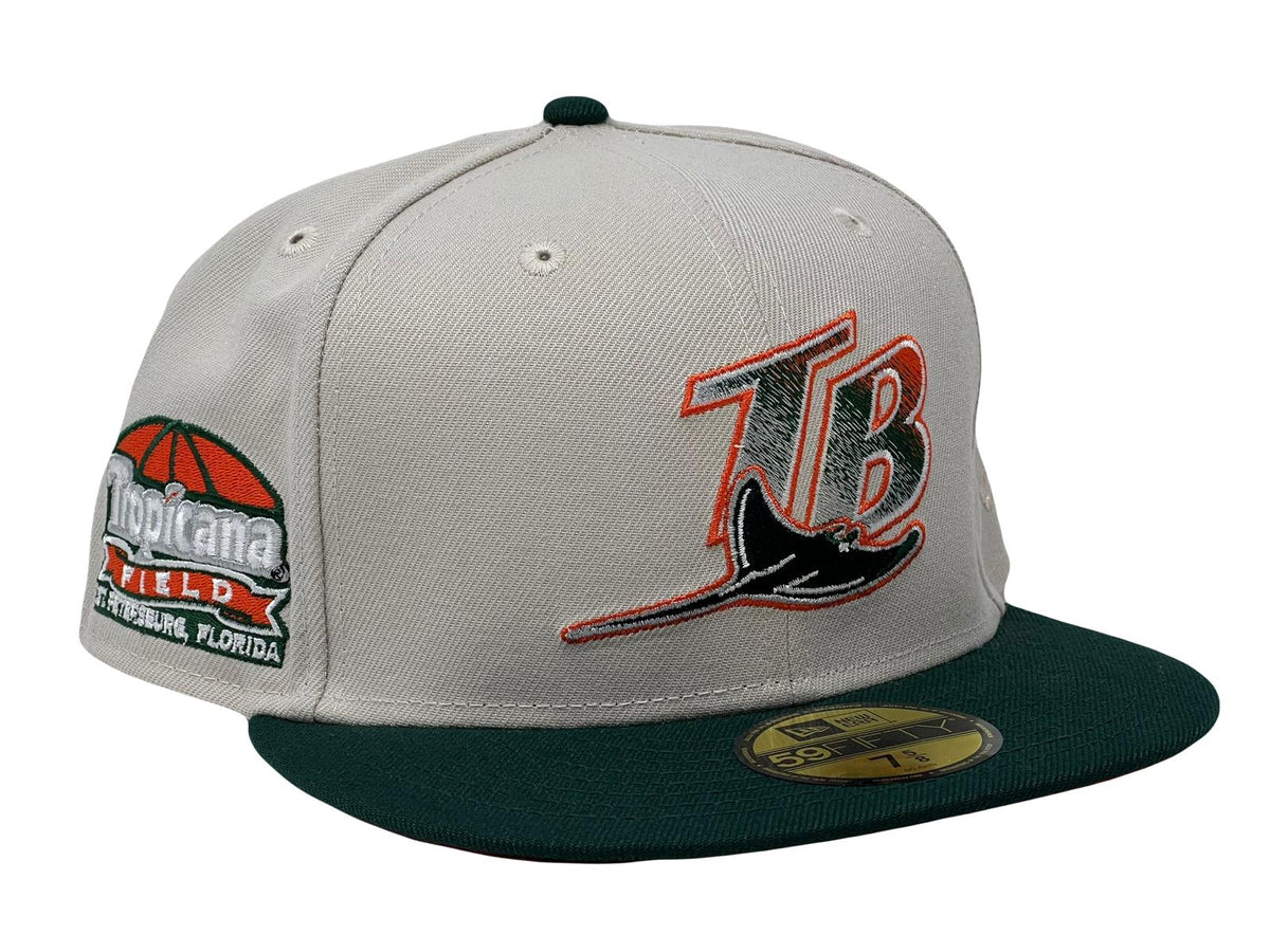 Tampa Bay Rays Tropicana Field "Sneaker Match-up" Pack Orange Brim New