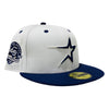 HOUSTON ASTRO 45TH ANNIVERSARY FITTED TO MATCH AIR JORDAN 1 " MIDNIGHT